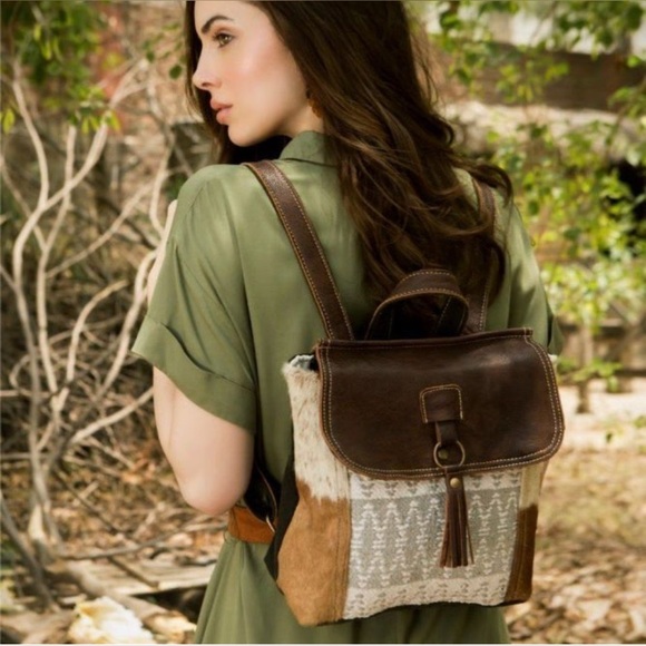 Myra Bag | Bags | Myra Bags Brown And Tan Calf Hair And Leather ...